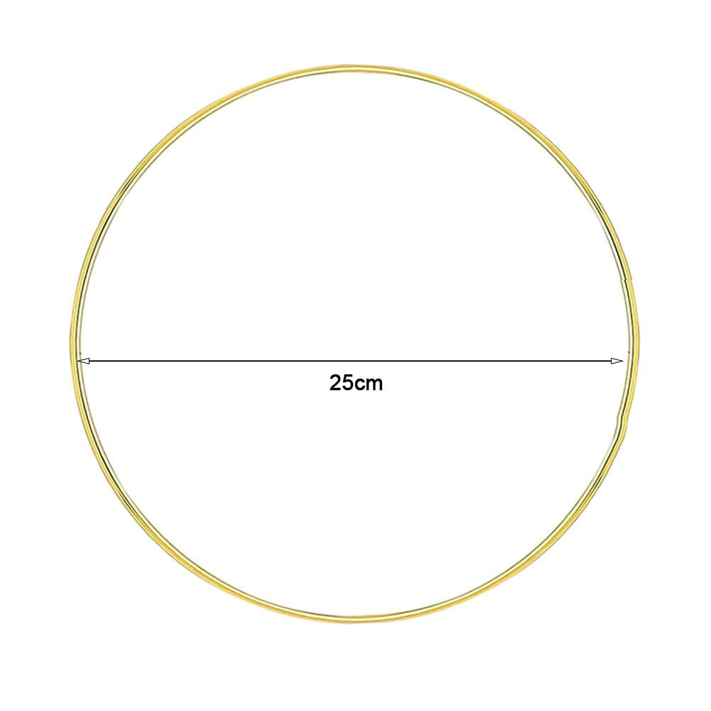 Metal hoop garland decorative circle garland large circle garland ...