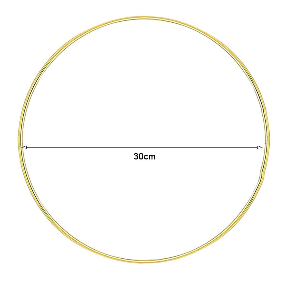Metal hoop garland decorative circle garland large circle garland ...