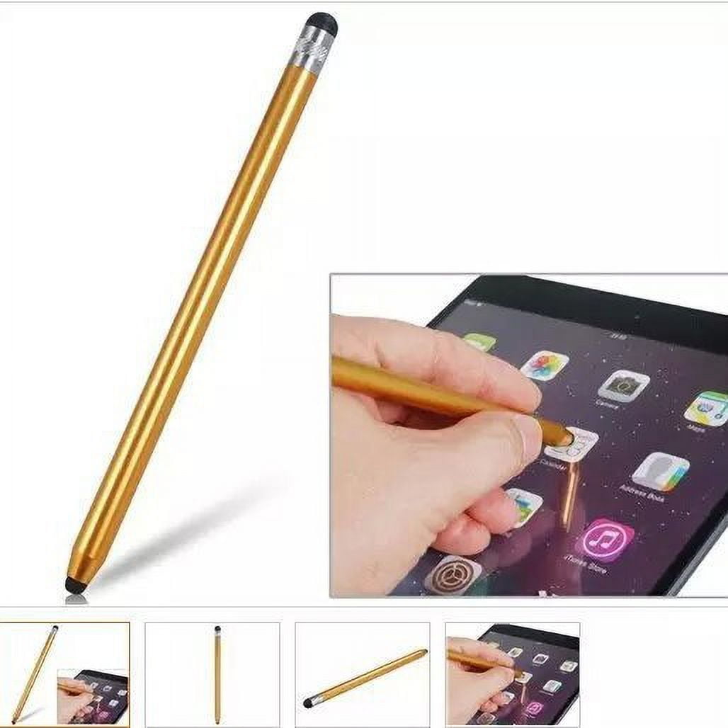 Metal round pencil capacitive pen Painting mobile phone computer and ...