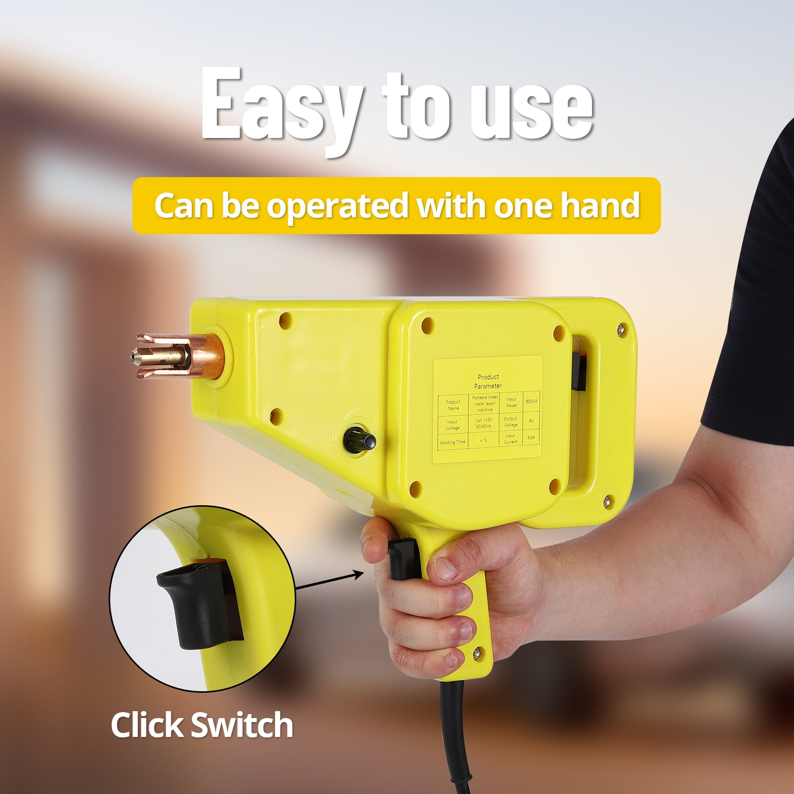 Metal sheet metal repair machine desktop induction welding handheld 002 ...