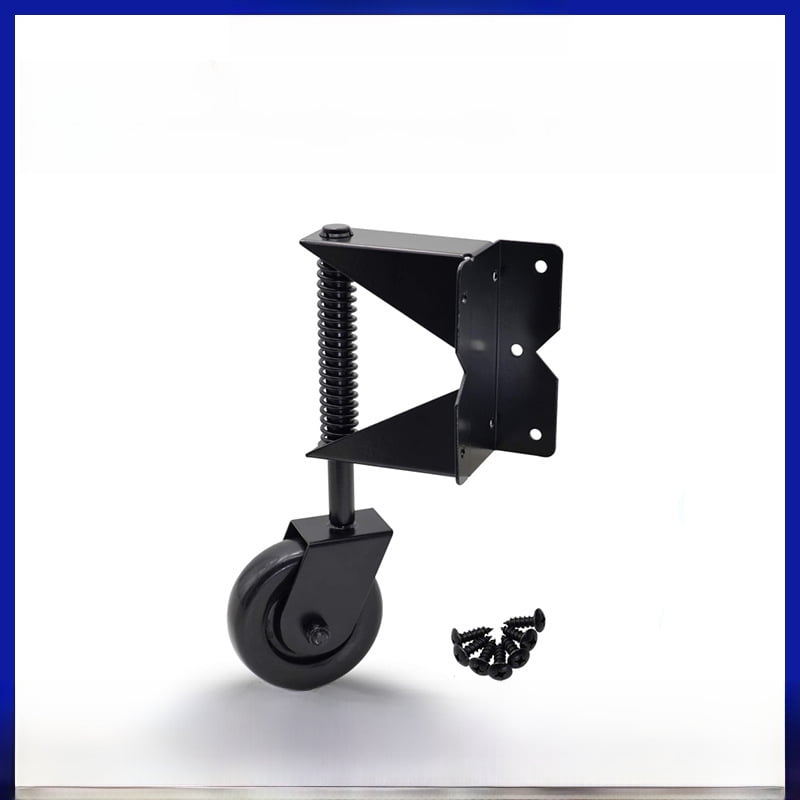 Metal swing door wheel chain link fence door support wheel door wheel ...