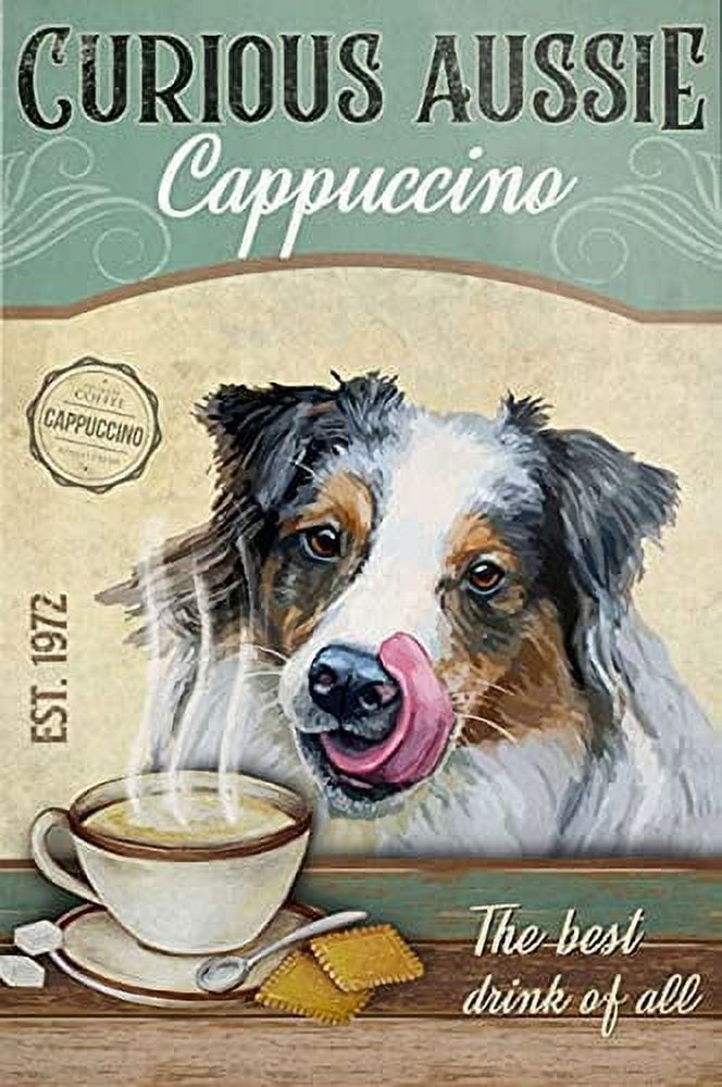 Metal tin Sign Curious Aussie Poster Antique Tin Sign Rustic Wall Decor ...