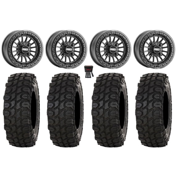 MetalFX Delta Bdlk 15" Wheels Bk 32" XComp ATR Tires Mule Pro FXT ...
