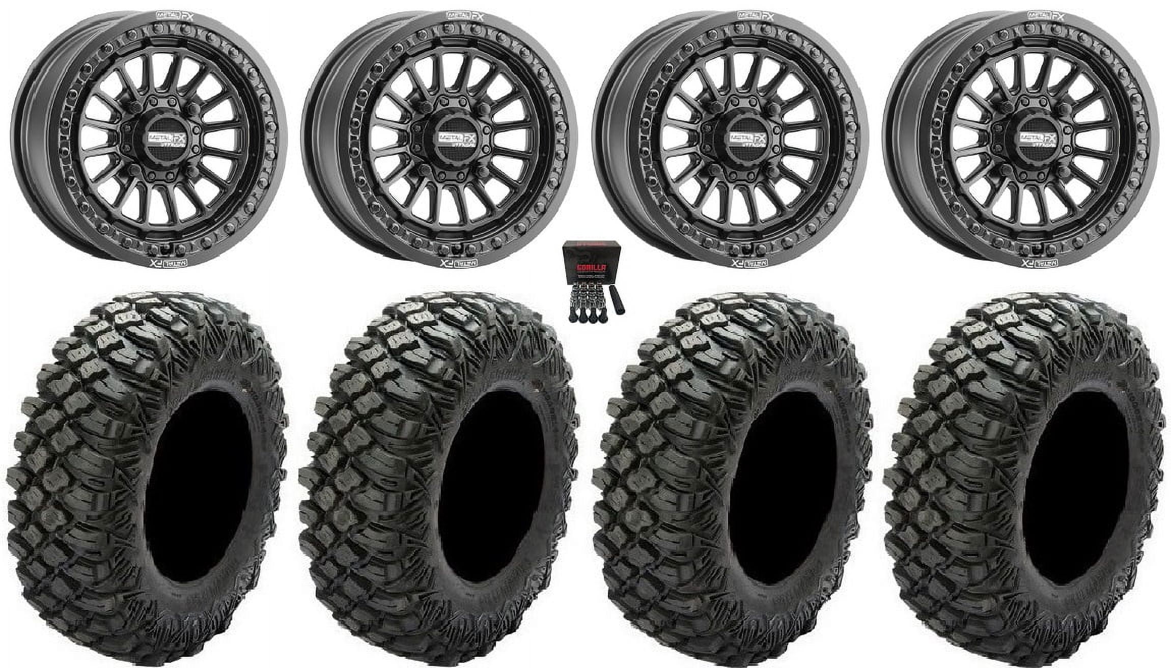 MetalFX Delta Bdlk 15" Wheels Bk 35" Crawler XG Tires ...