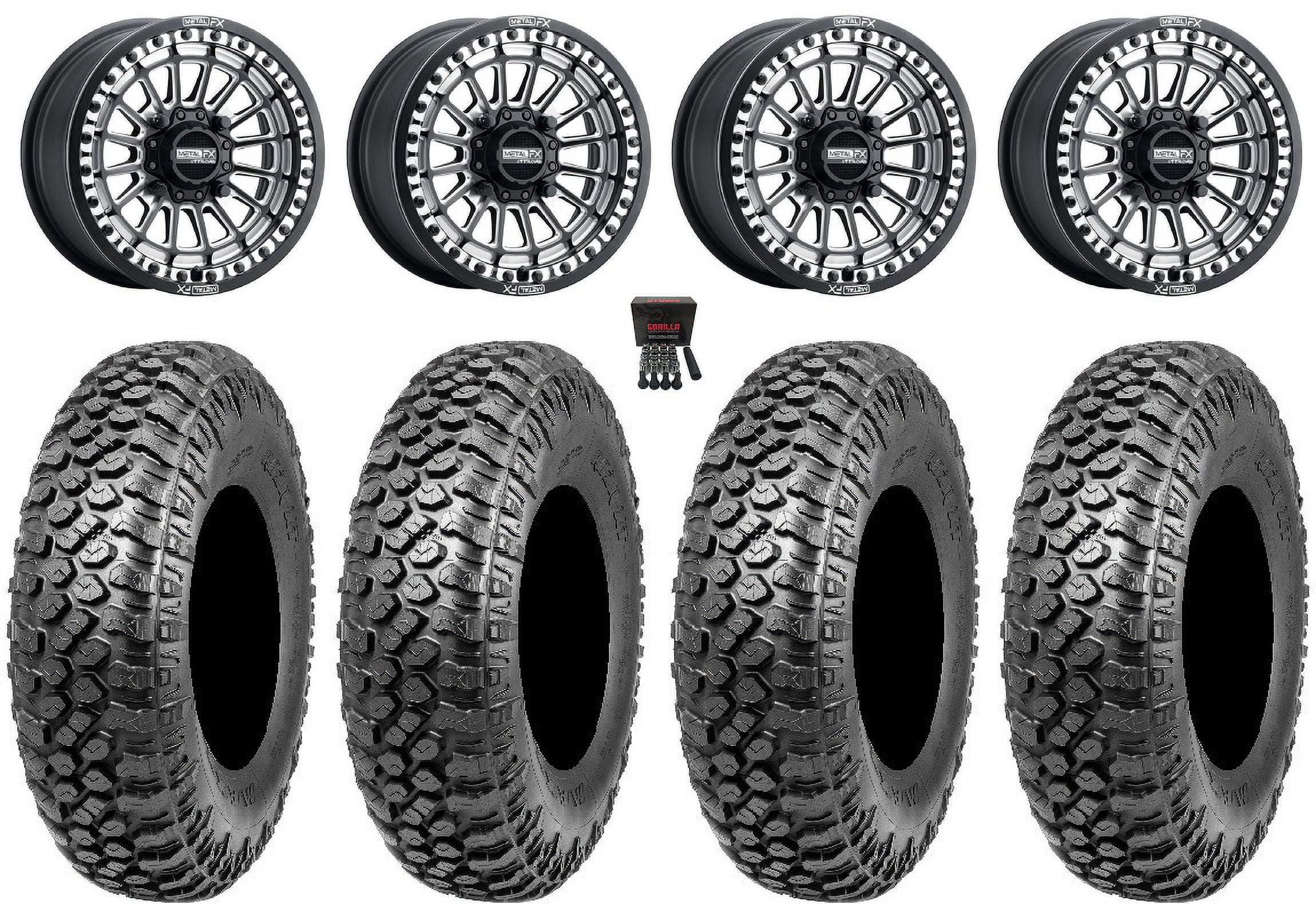 MetalFX Delta Bdlk CC 15" Wheels Bk 32" RAZR XT Tires Sportsman RZR ...