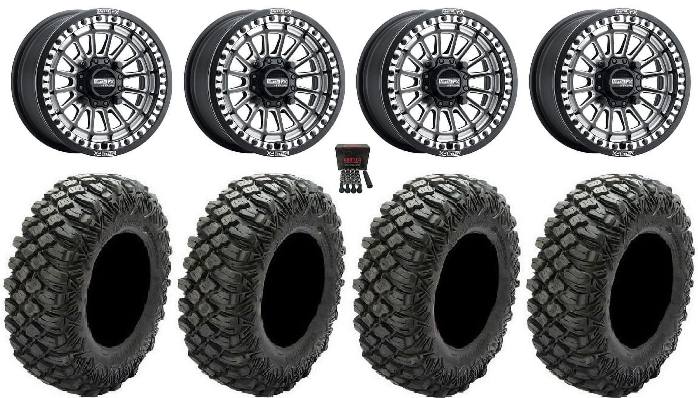 MetalFX Delta Bdlk CC 15" Wheels Bk 35" Crawler XG Tires ...