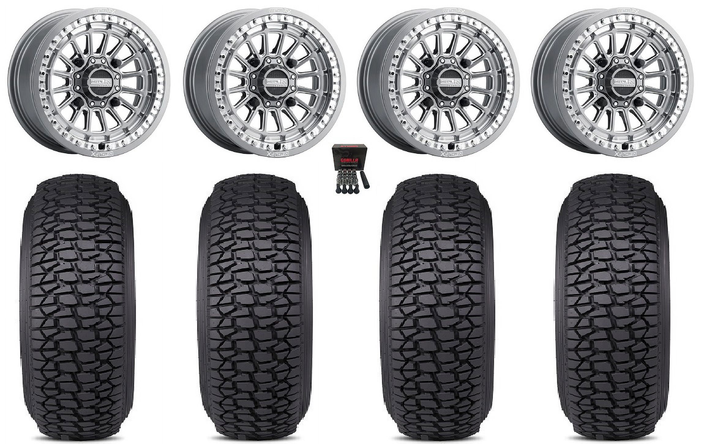 MetalFX Delta Bdlk CC 15" Wheels Gm 30" Regulator 2 Tires Can-Am ...