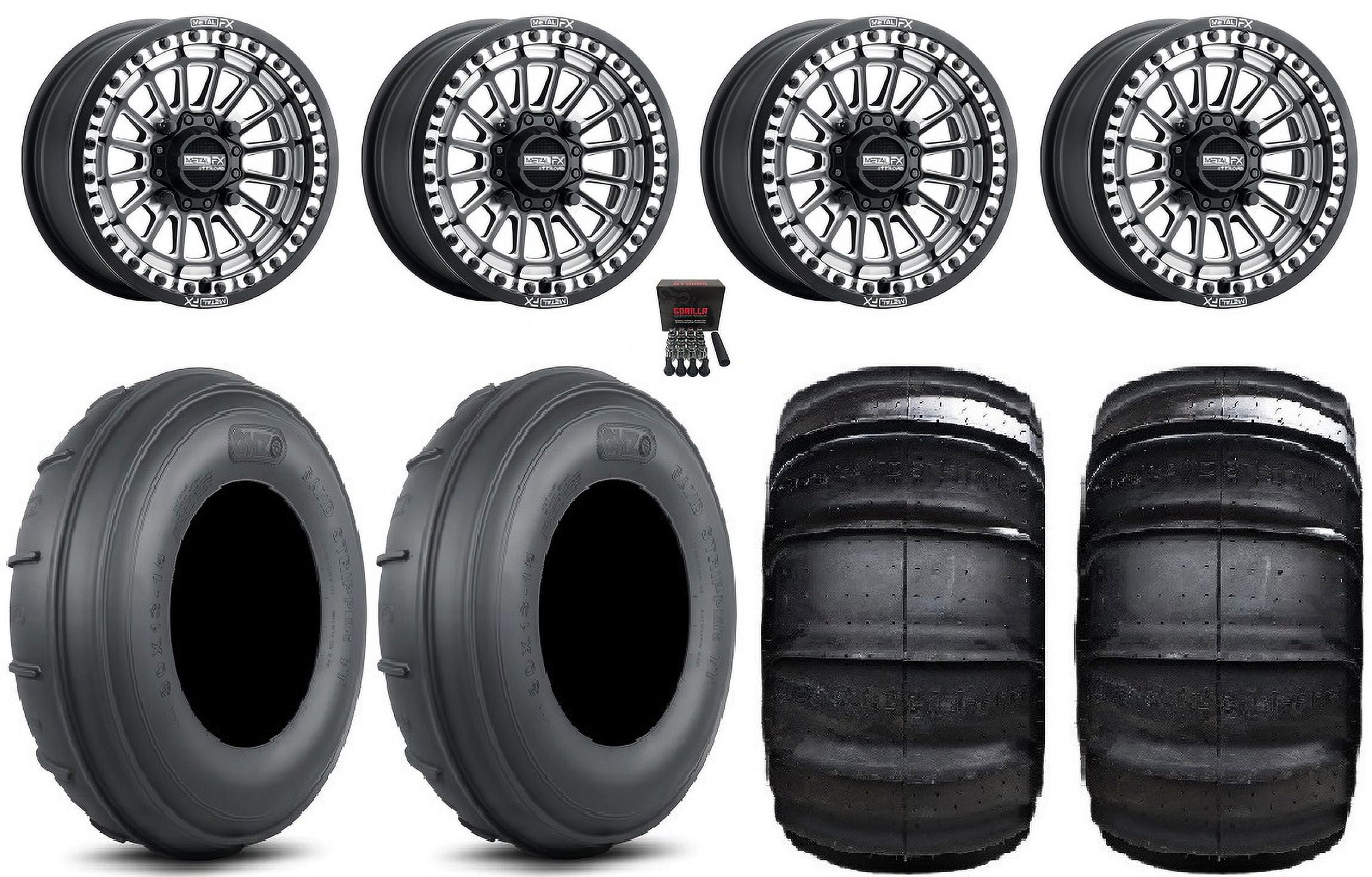 MetalFX Delta Bdlk CC 15x7/15x10 Wheels Bk 30" SandStripper TT/XL HP ...