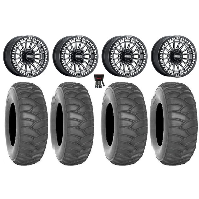 MetalFX Delta Bdlk CC 15x7/15x10 Wheels Bk 32" SS360/HP Tires Polaris ...