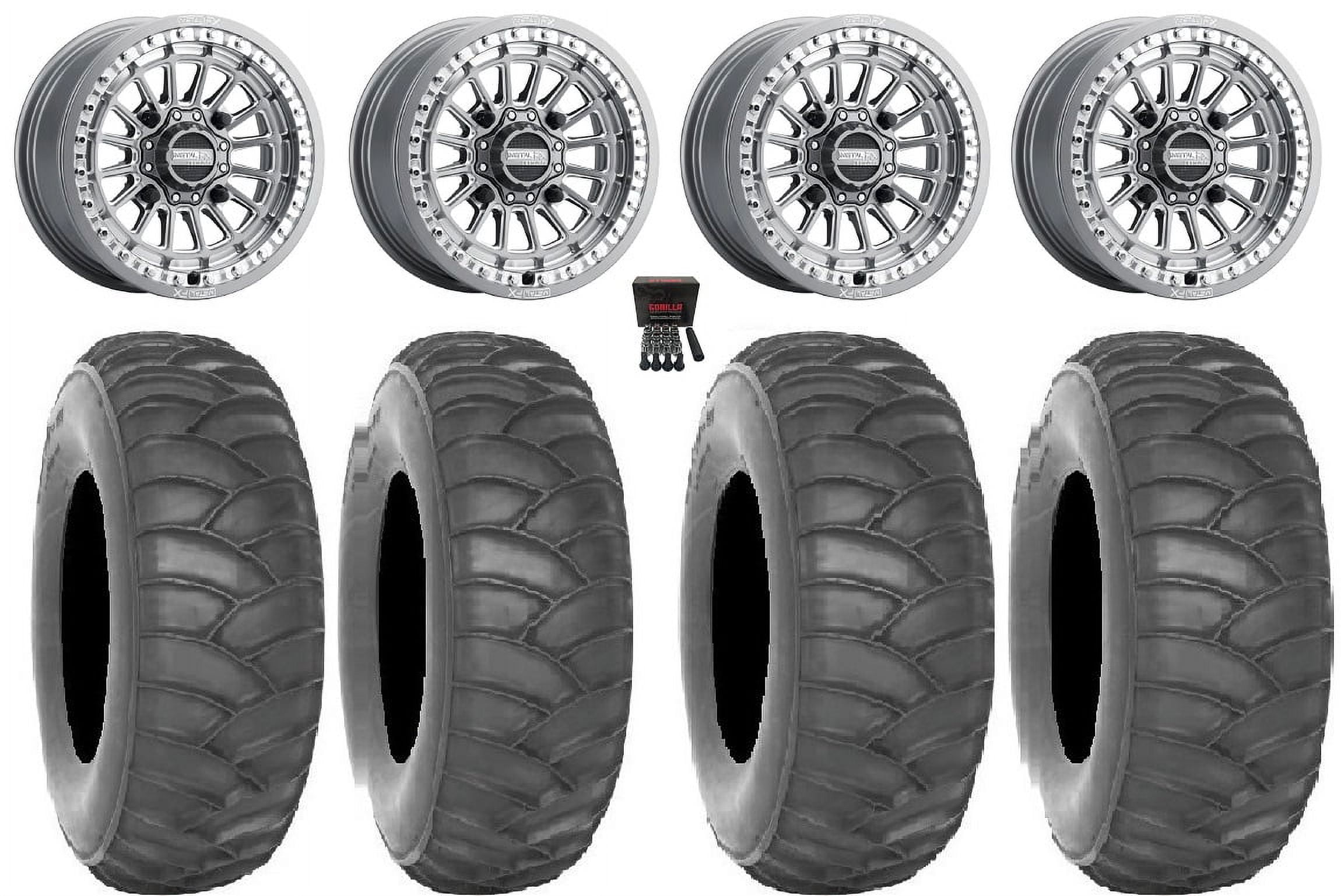 MetalFX Delta Bdlk CC 15x7/15x10 Wheels Gm 32" SS360/HP Tires Can-Am ...