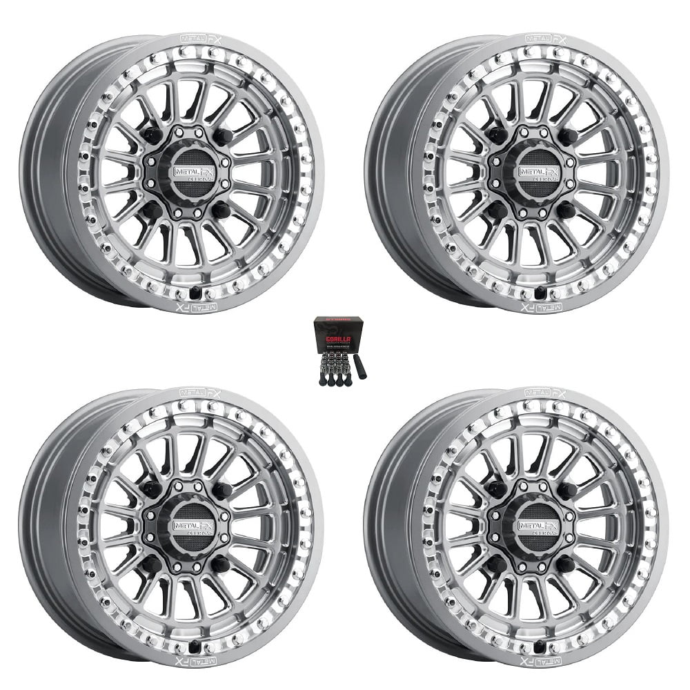 MetalFX Delta Bdlk Contrast Cut 15" Wheels Gm Polaris RZR 1000 XP ...