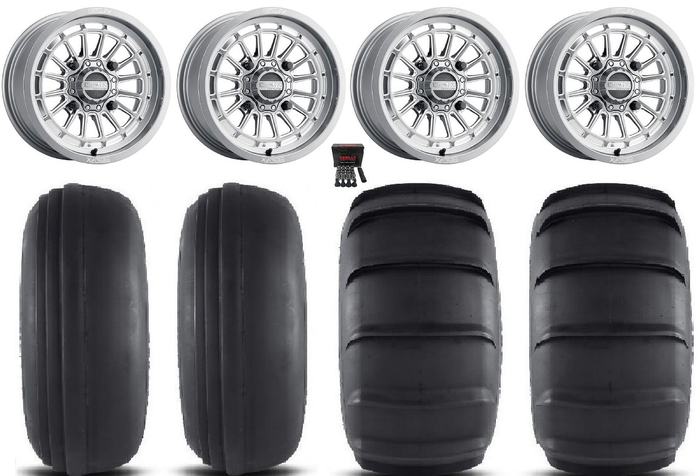 MetalFX Delta CC 15x7/15x10 Wheels Gm 31" Sand Slinger Tires Can-Am Maverick X3 / Honda Pioneer ...