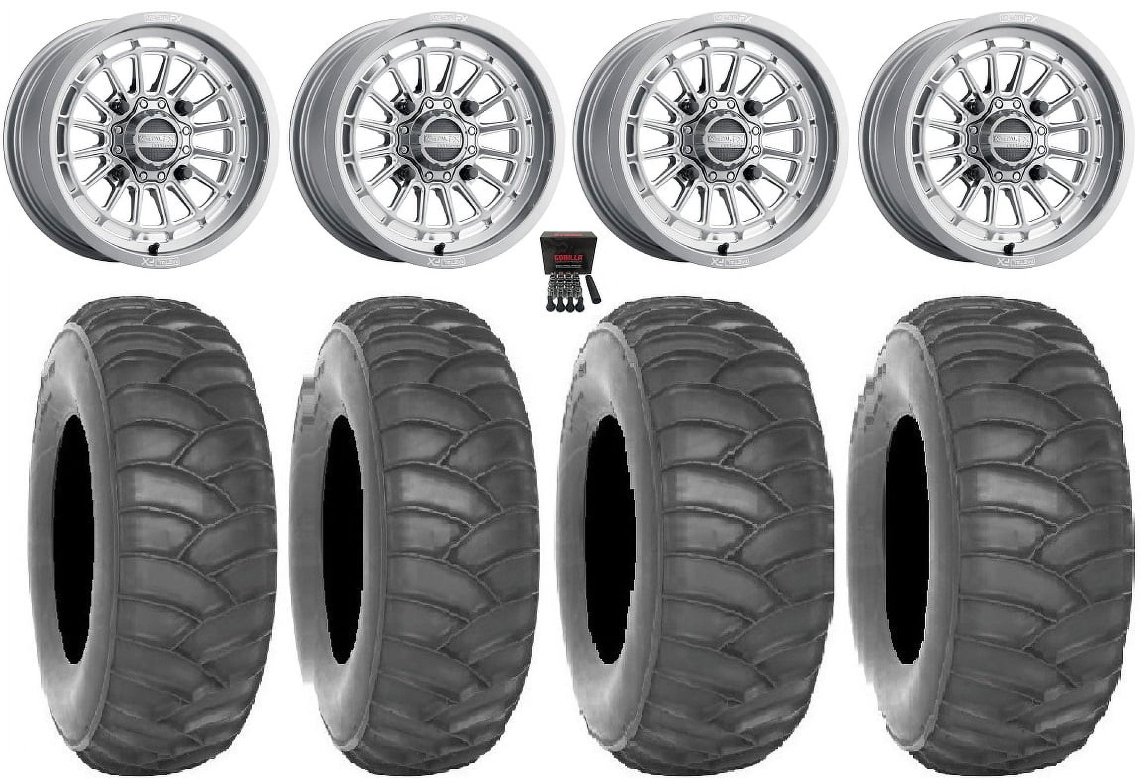 MetalFX Delta CC 15x7/15x10 Wheels Gm 32" SS360 Tires Can-Am Commander ...