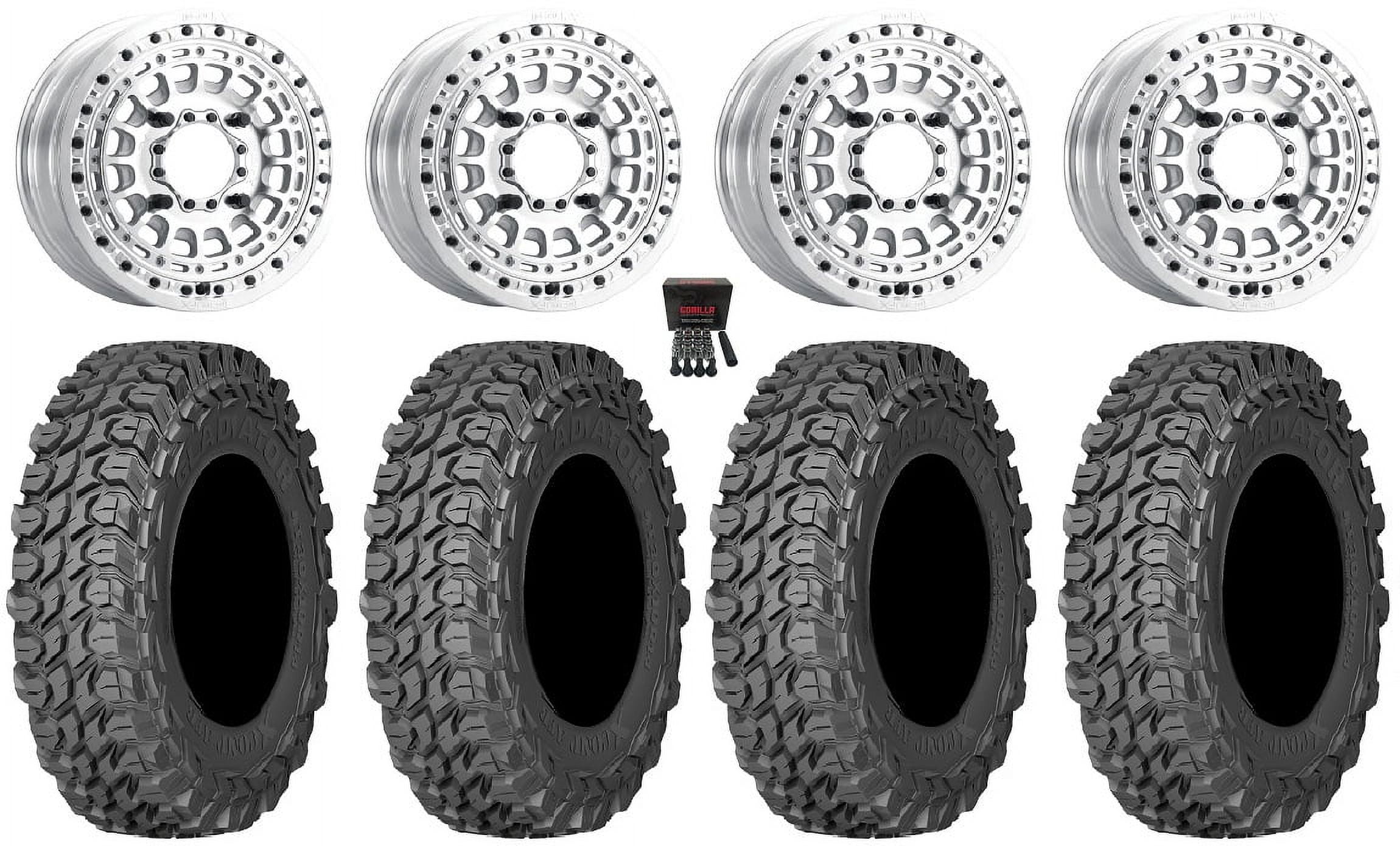 MetalFX Hitman Bdlk 15x6 Wheels Raw 32" X Comp ATR Tires Sportsman RZR ...