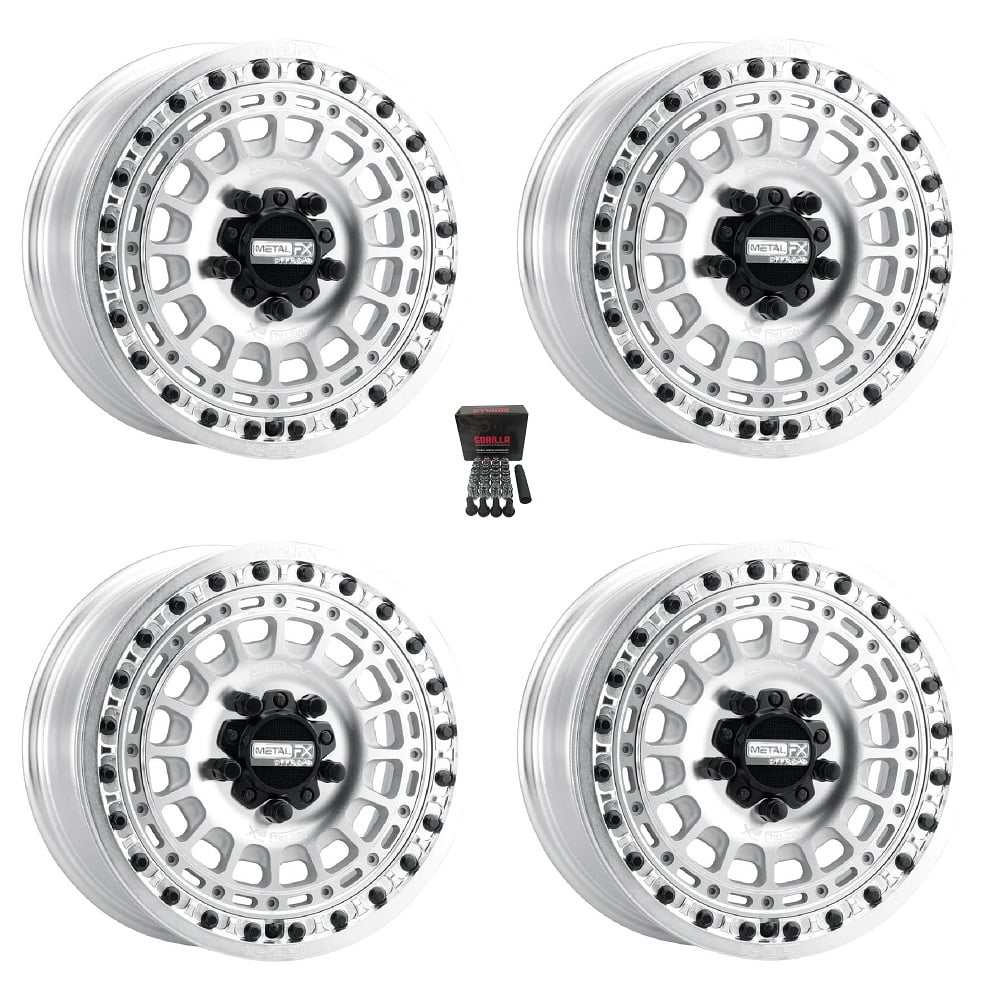 MetalFX Hitman R Beadlock 15" Wheels Raw Polaris RZR Turbo R & Pro R ...
