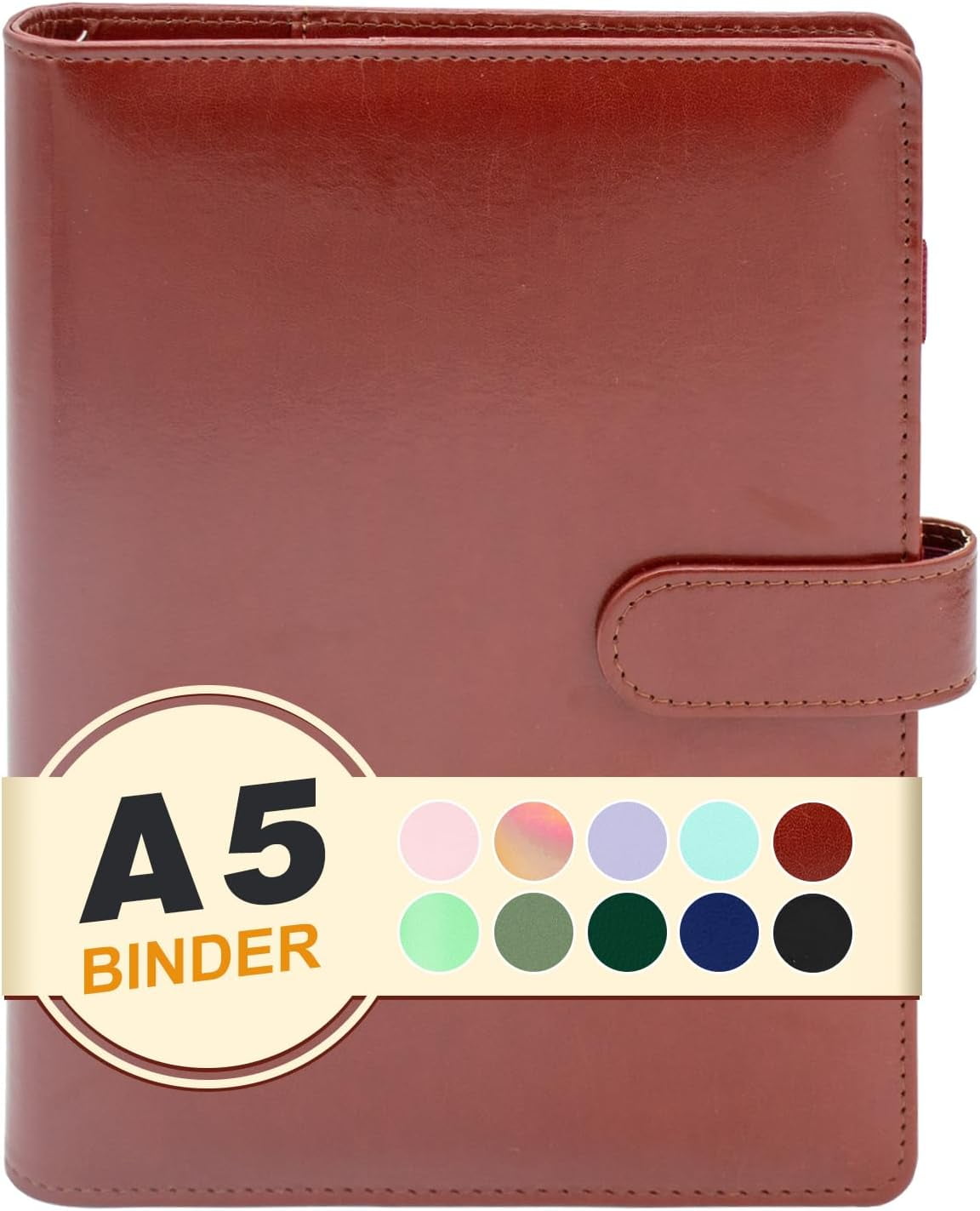 MetalM - A5 Binder 6 Ring,Mini Photocard Binder for A5 Filler Paper ...