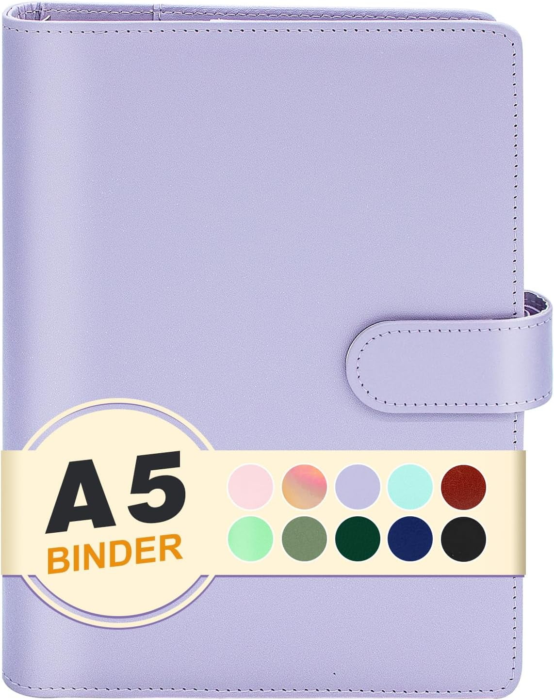 MetalM - A5 Binder 6 Ring,Mini Photocard Binder for A5 Filler Paper ...