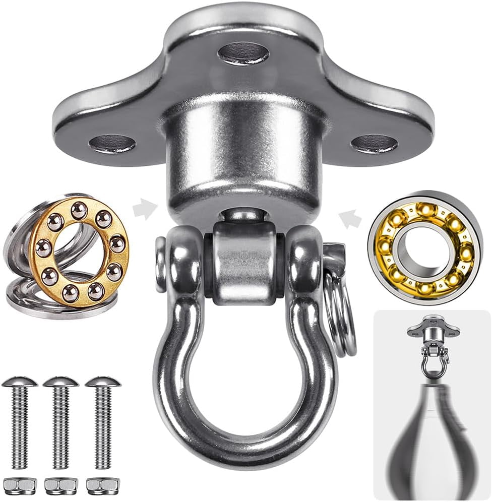 MetalM Speed Bag Swivel - Stainless Steel Speedbag Swivel with 360 ...