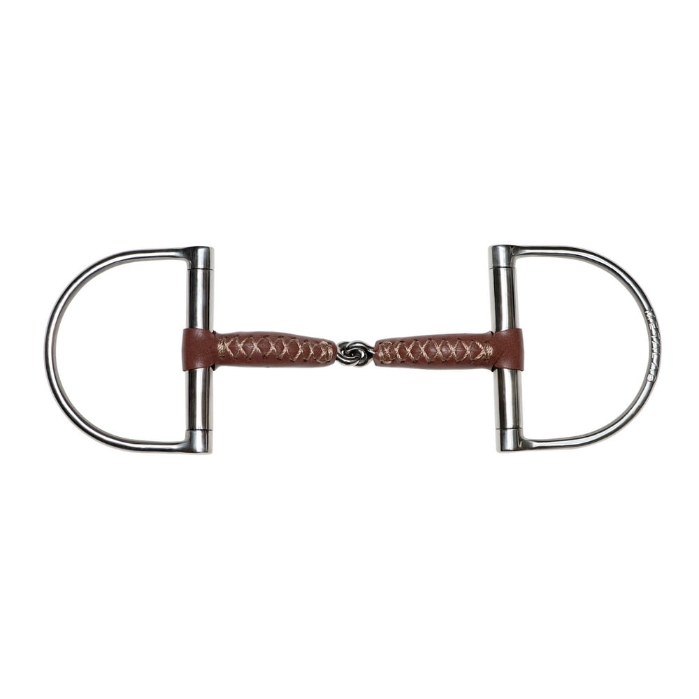 Metalab Leather Big Dee Pinchless Snaffle Bit-17 5.25 - Walmart.com