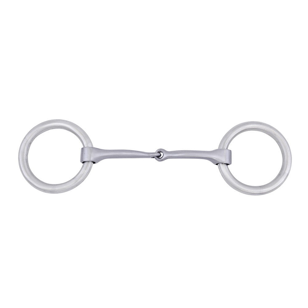 Metalab Performer Stainless Steel Brushed O-Ring Snaffle Bit ...