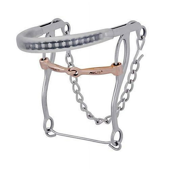Metalab Plastic Cover Nose Hackamore w/Snaffle Bit - Walmart.com