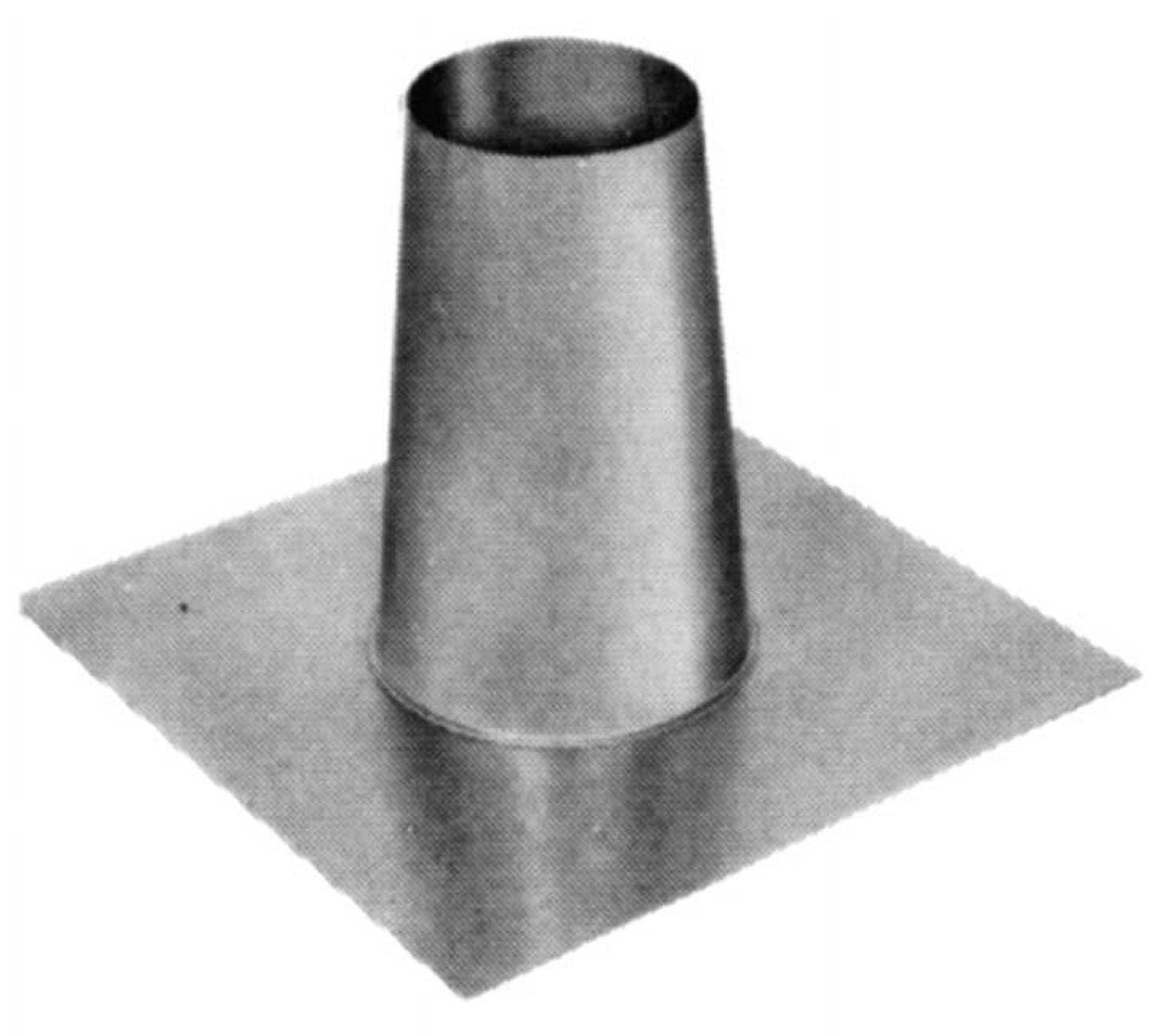 Metalbest 3Rv-Tf Rv 3" Type B Gas Vent Tall Cone Flat Roof Flashing ...