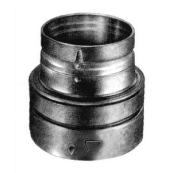 Metalbest 105364 Rv 5" X 4" Type B Gas Vent Reducer - Galvanized ...
