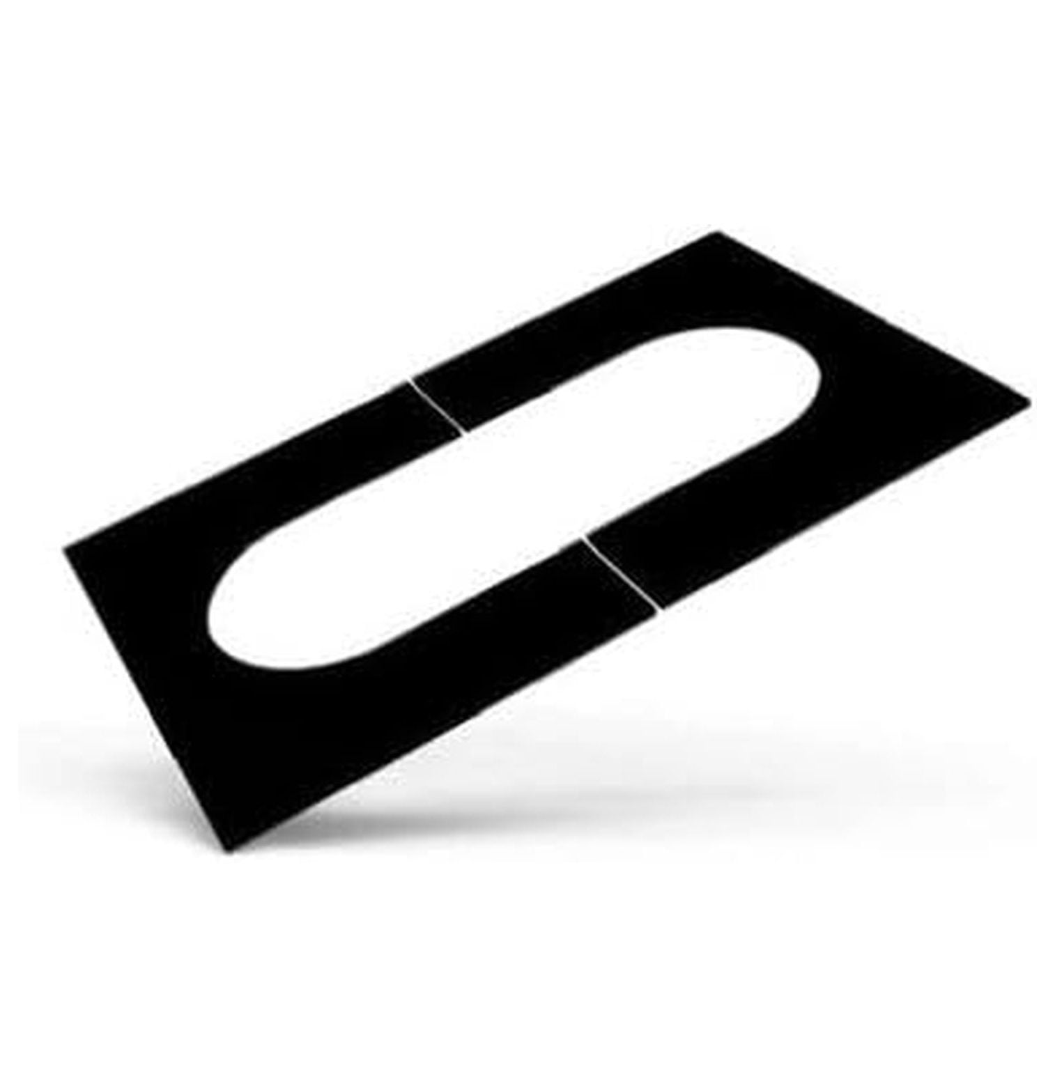 Metalbestos 6T-PCPAJ Adjustable Pitched Ceiling Plate, 6 Inch, Matte ...