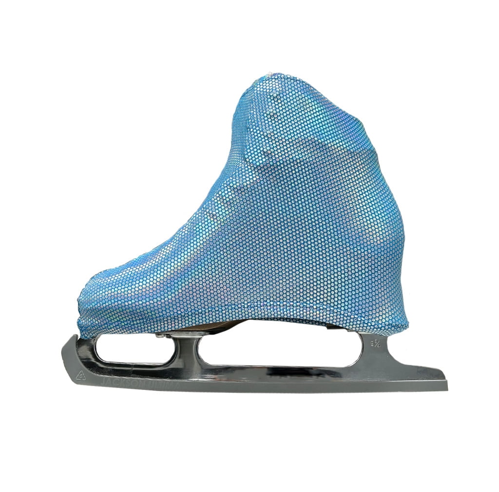 Metalic Ice Skating Boot Covers by Kami-So (Blue Hologram, Child ...