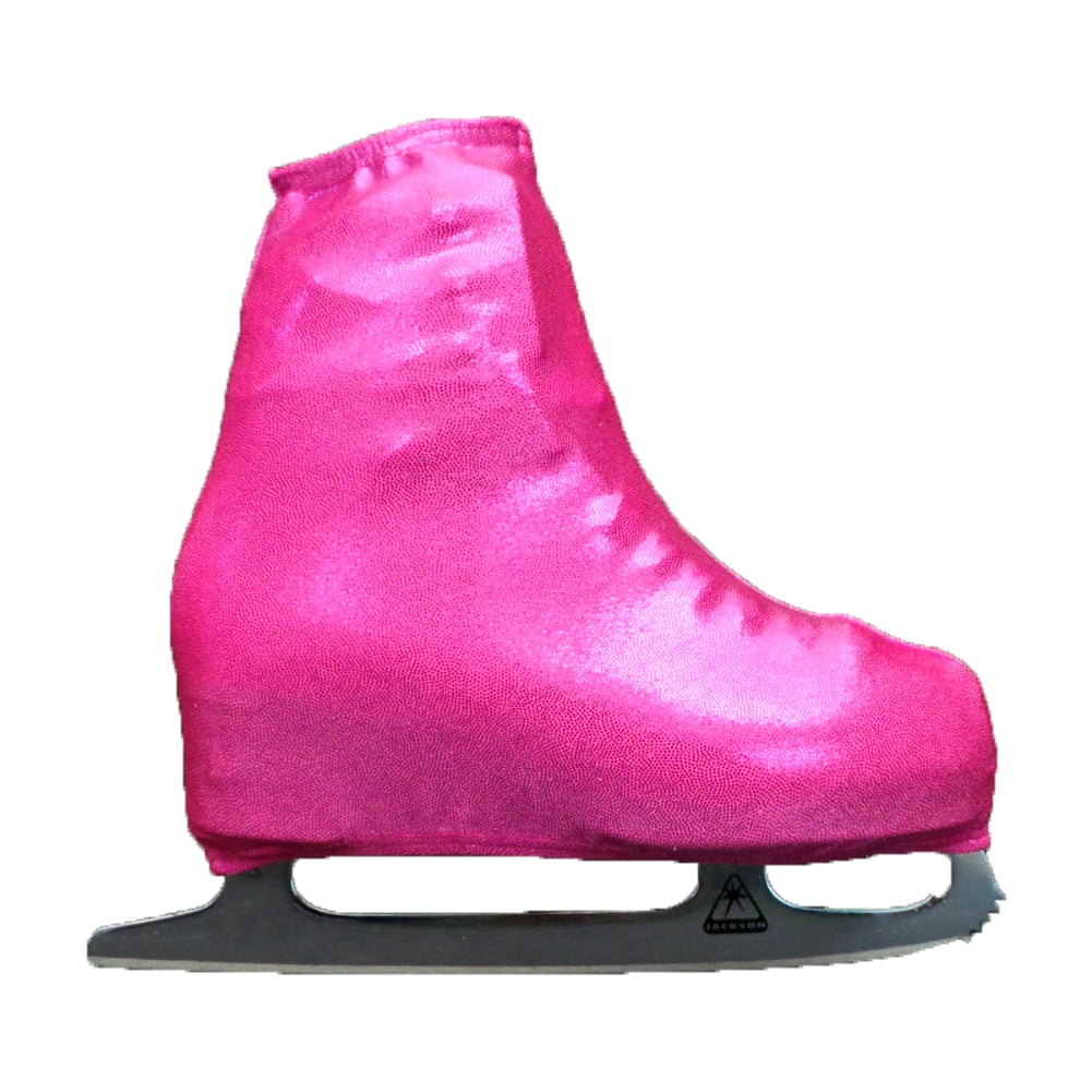 Metalic Ice Skating Boot Covers by Kami-So (Fuchsia, Adult) - Walmart.com