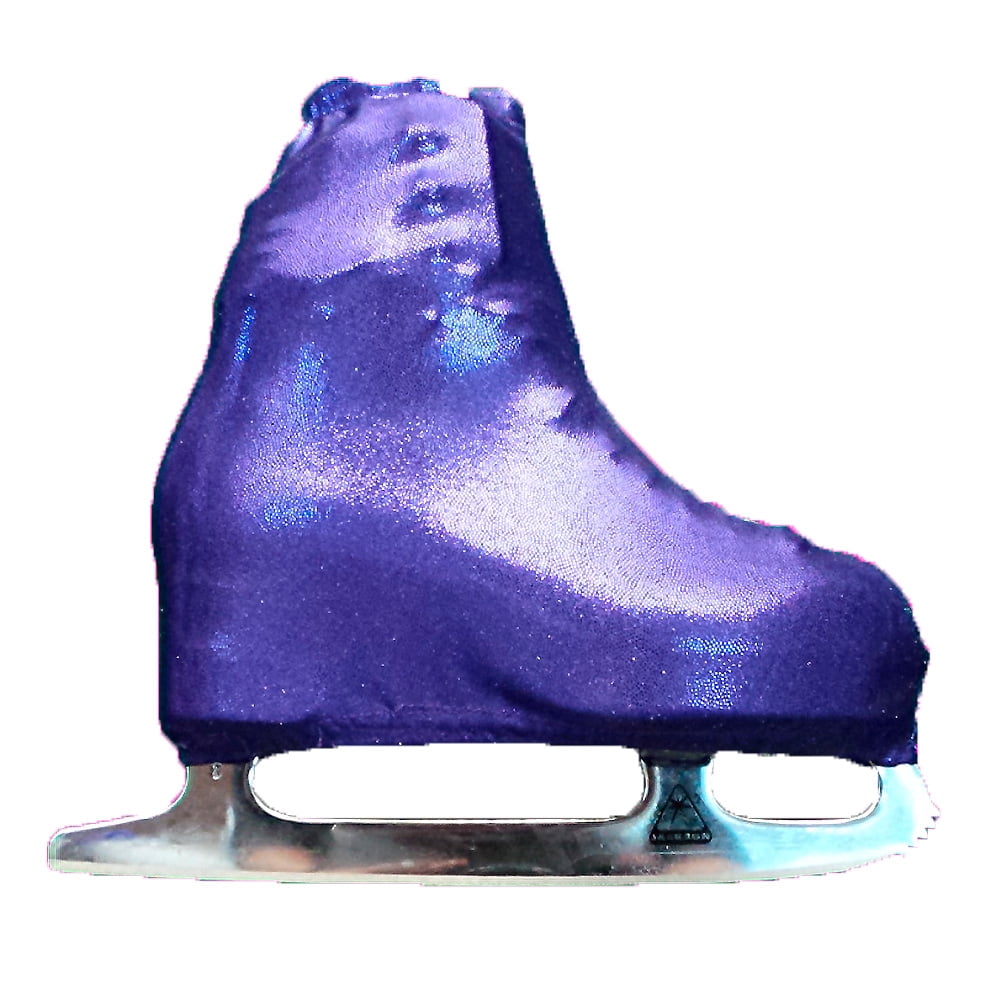 Metalic Ice Skating Boot Covers by Kami-So (Metallic Purple, Adult ...