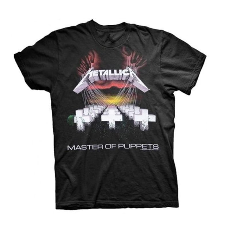 Metalica Master Of Puppets Band T-Shirt, Music Rock Festival Shirt ...
