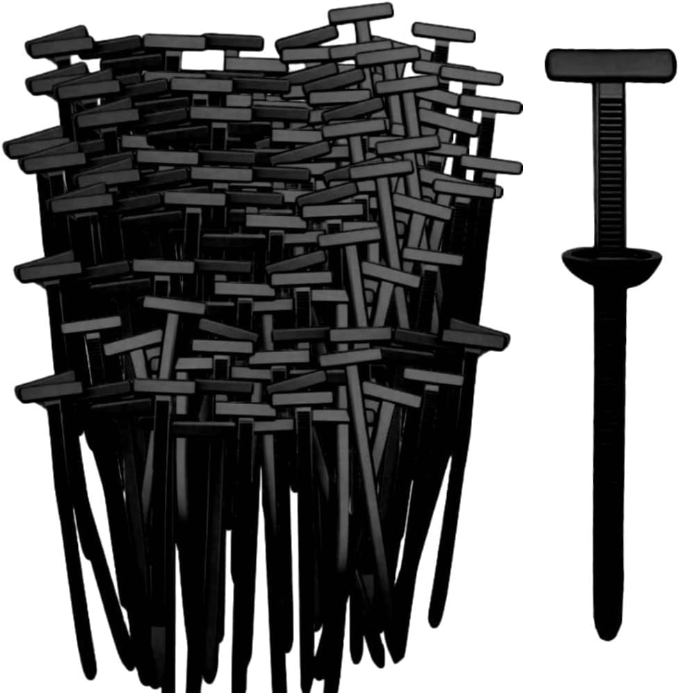 Metaljc Nylon Heavy Duty Self-Locking Zip Tie Rivet Buckle for Car ...