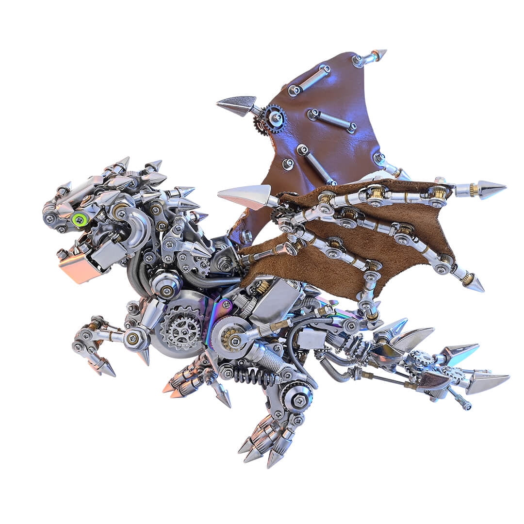Metalkit Metal Punk Mechanical Dragon 3D Puzzle Model Kit Education ...