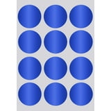 Metallic Blue Color-Coding Label Dots 38mm (1.5 inch) inch Round ...
