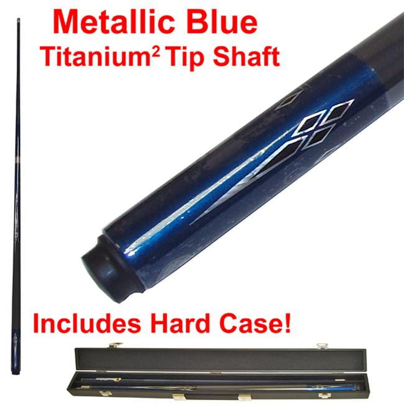 Metallic Blue Titanium Pool Cue Billiard Stick - Walmart.com