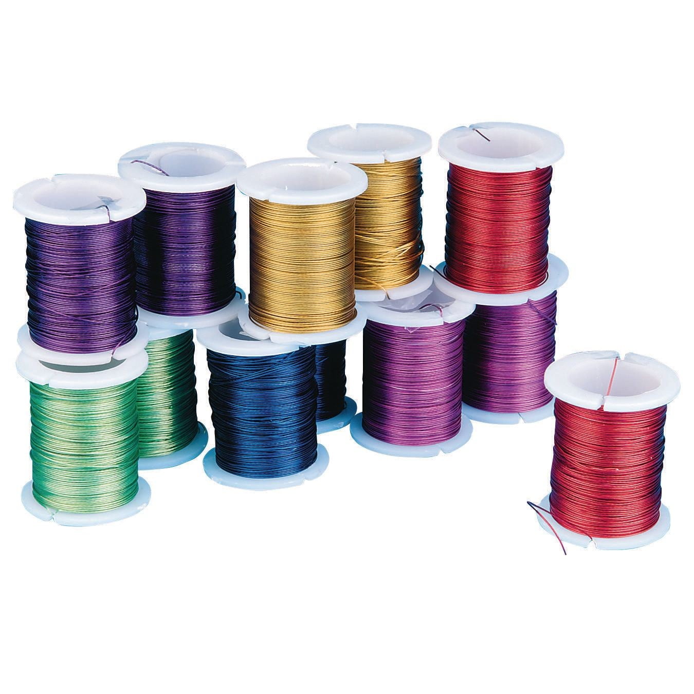 Metallic Colored Craft Wire (Pack of 12) - Walmart.com
