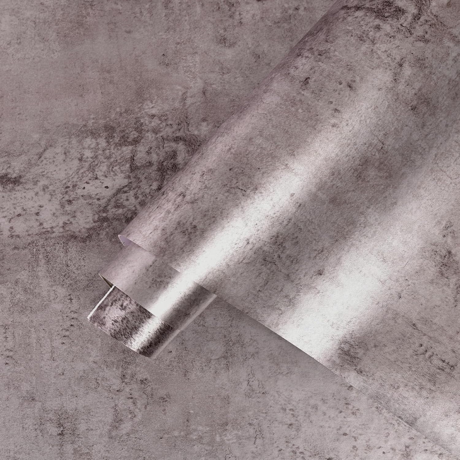 Metallic Concrete Peel and Rusty Industrial Cement Wallpaper Contact ...