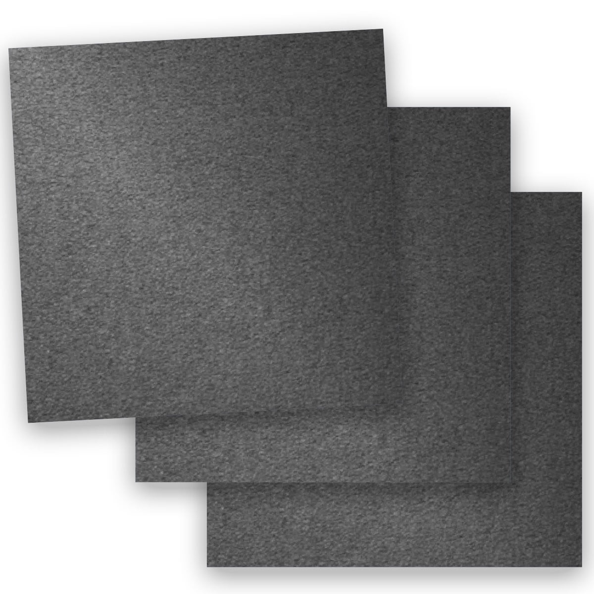 Metallic DARK GRAY ANTHRACITE 12X12 (Square) Paper 105C Cardstock - 100 ...