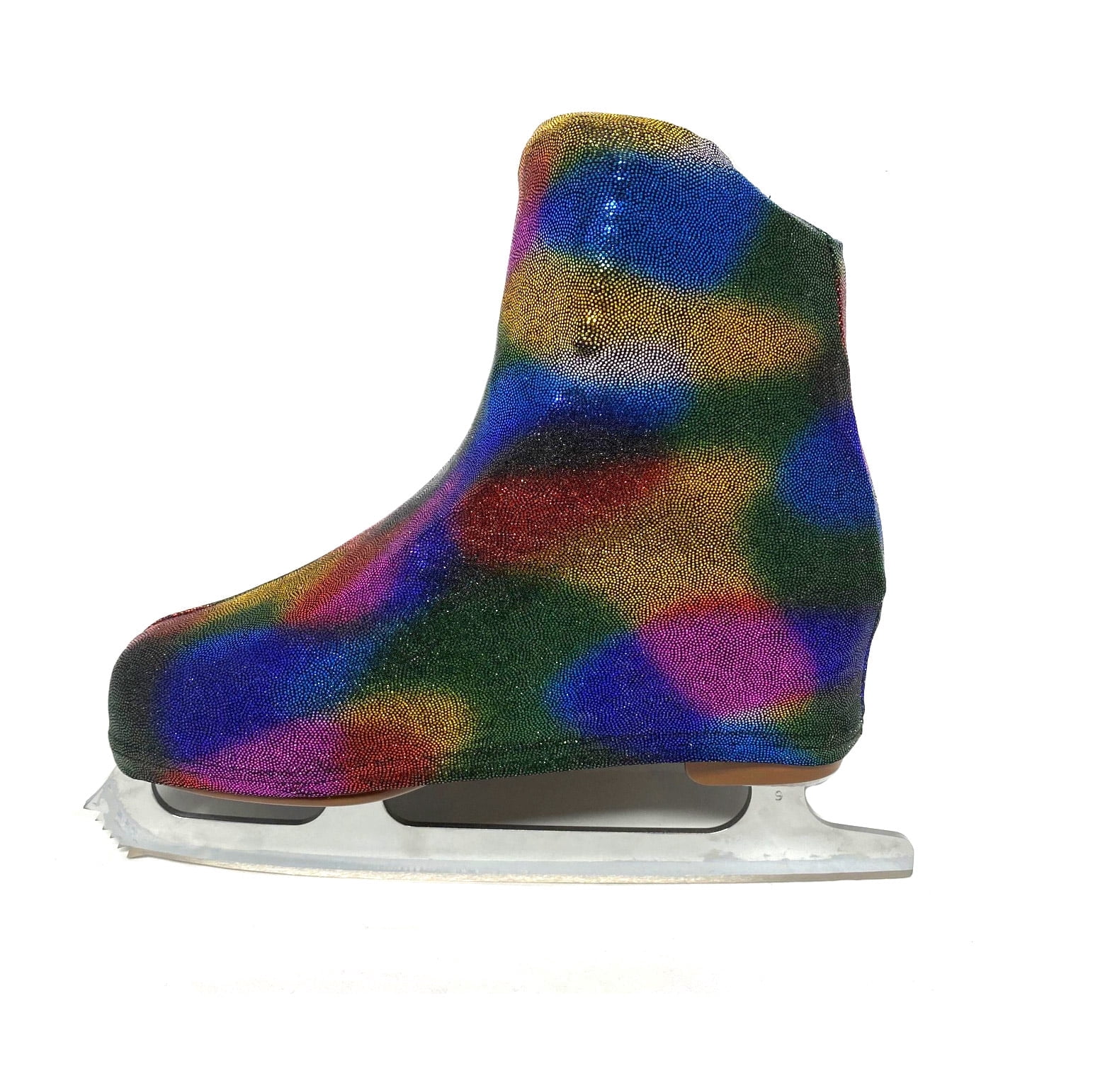Metallic Figure Skating Boot Covers by Kami-So - Rainbow - Walmart.com