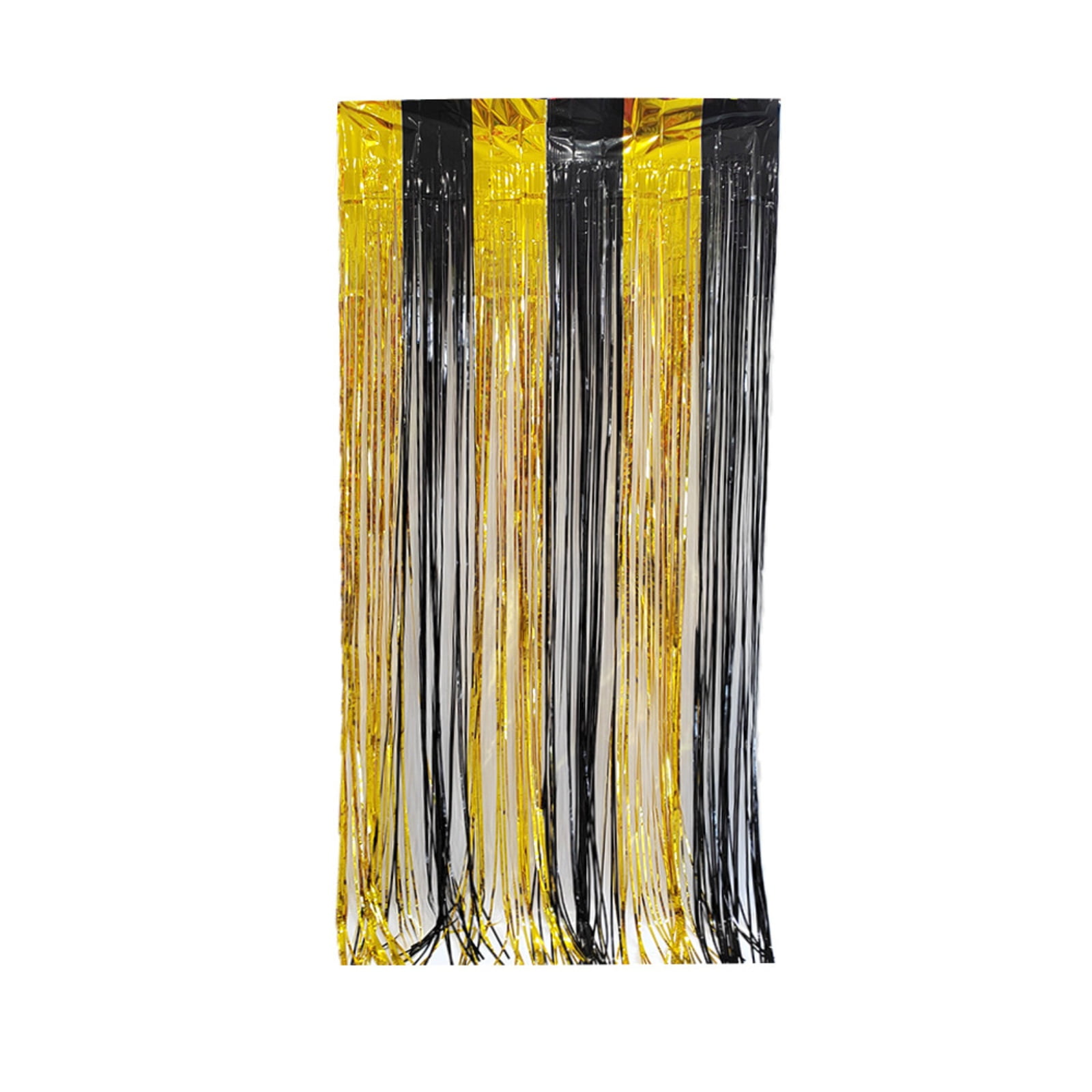 Metallic Foil Fringe Curtain 3.3ft x 6.6ft Party Backdrop Streamers for ...