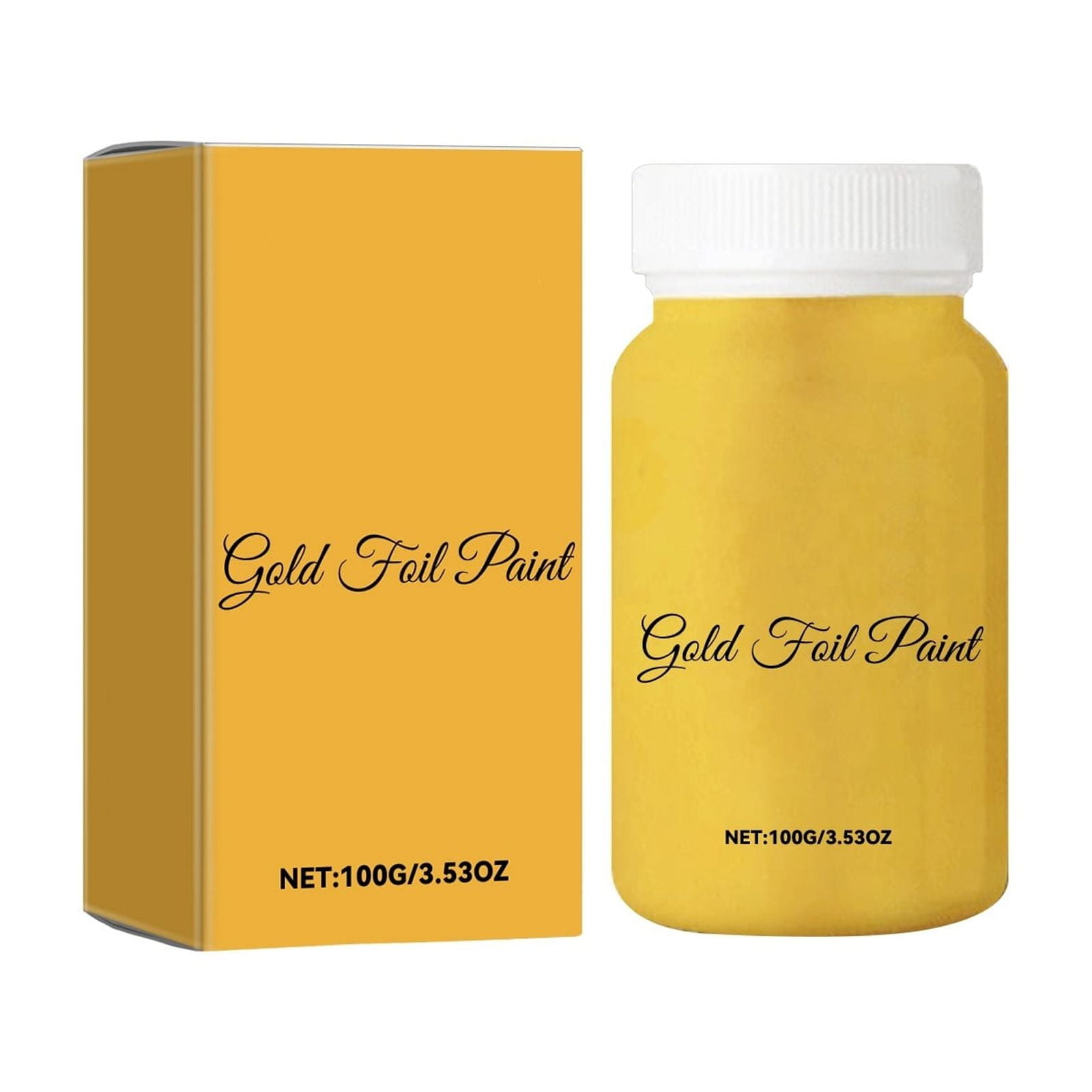 Metallic Foil Paint High Sheen Gold Leaf Coating for Home Décor ...