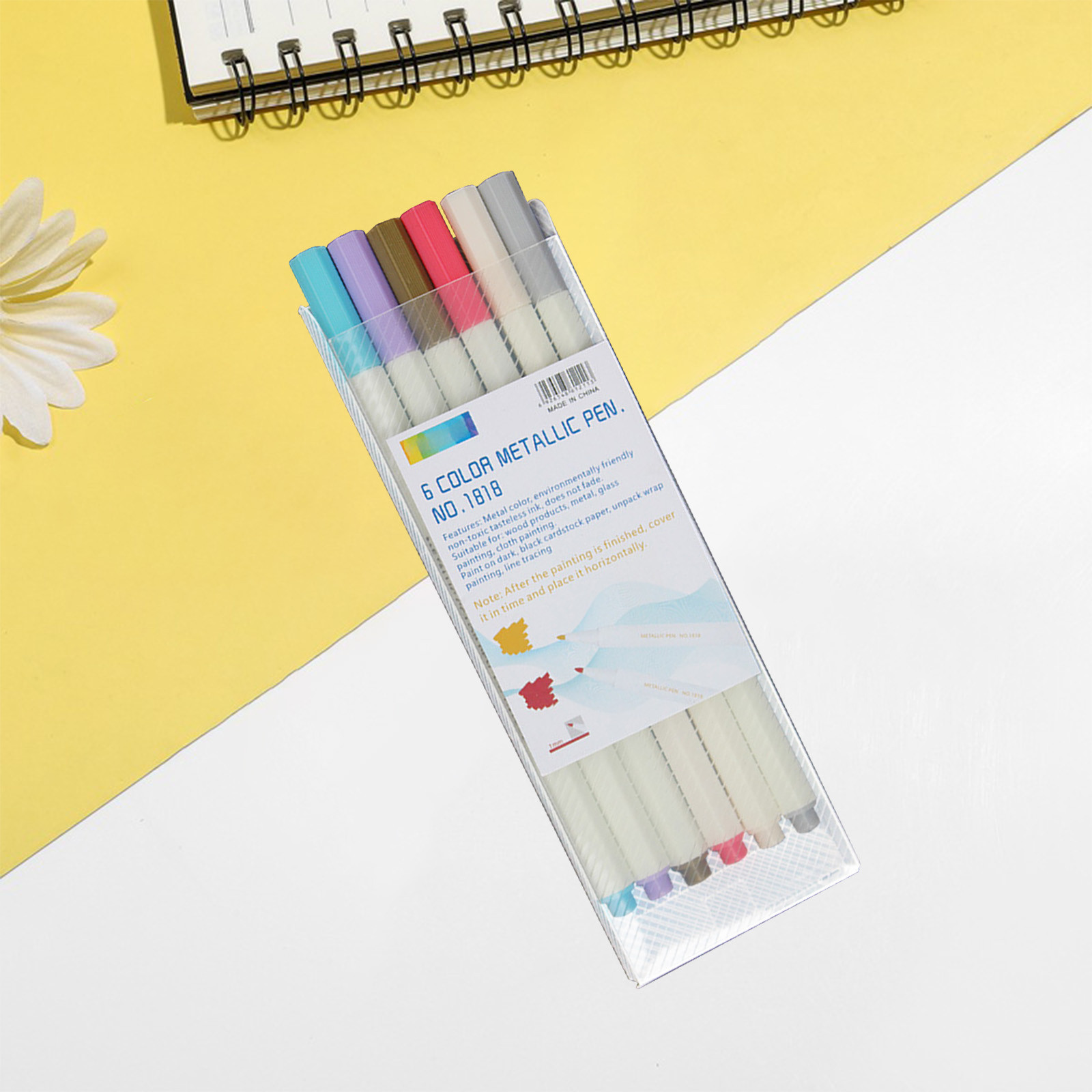 Metallic Gel Ink Pens Set | Multicolor Drawing & Coloring Markers for ...