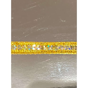 Rhinestone Mesh Wrap Roll, 4-3/4-Inch, 1-Yard, Gold - Walmart.com