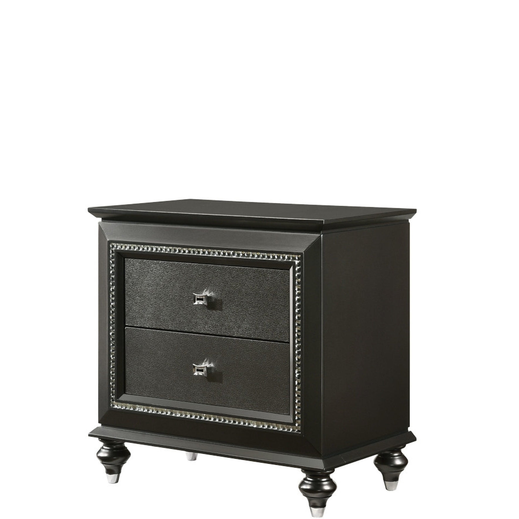Metallic Gray Finish - English Dovetail Drawer Construction - Nighttime ...