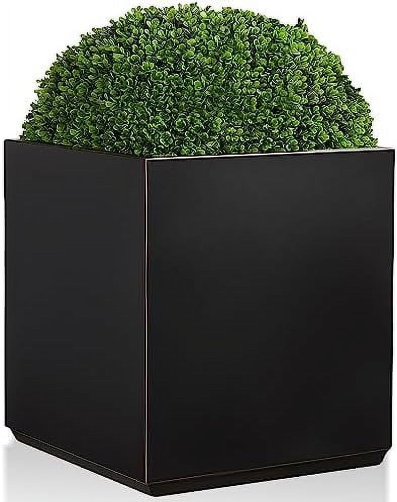 Metallic Heavy Cube Planter Box, No Assemble, Seamless Large Square ...
