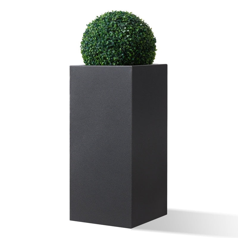 Metallic Heavy Planter for Outdoor Plants Tall and Long Metal Divider ...
