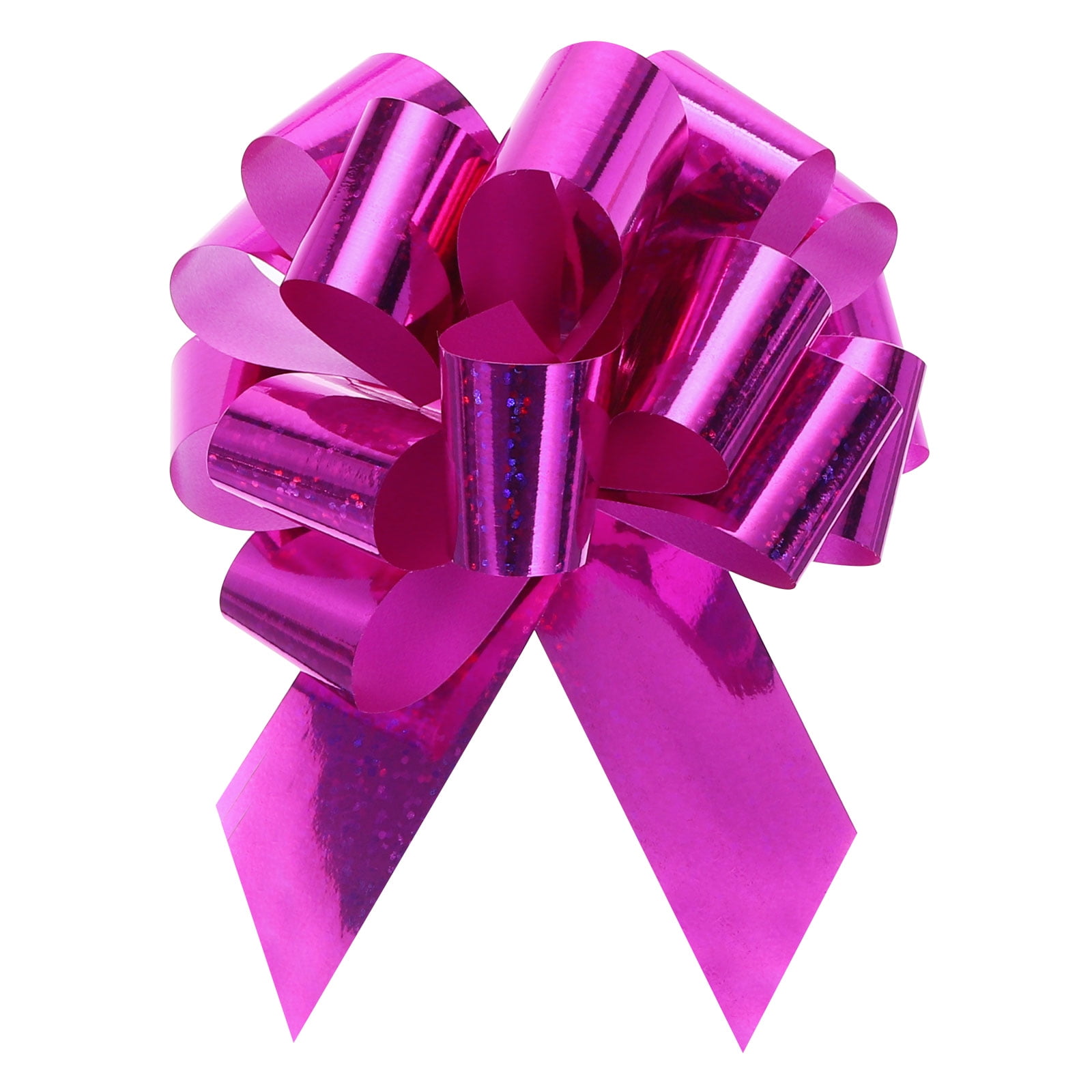 Metallic Large Big Pull Bow Glitter Gift Wrapping Bows Ribbon for Wedding Car Baskets Presents ...