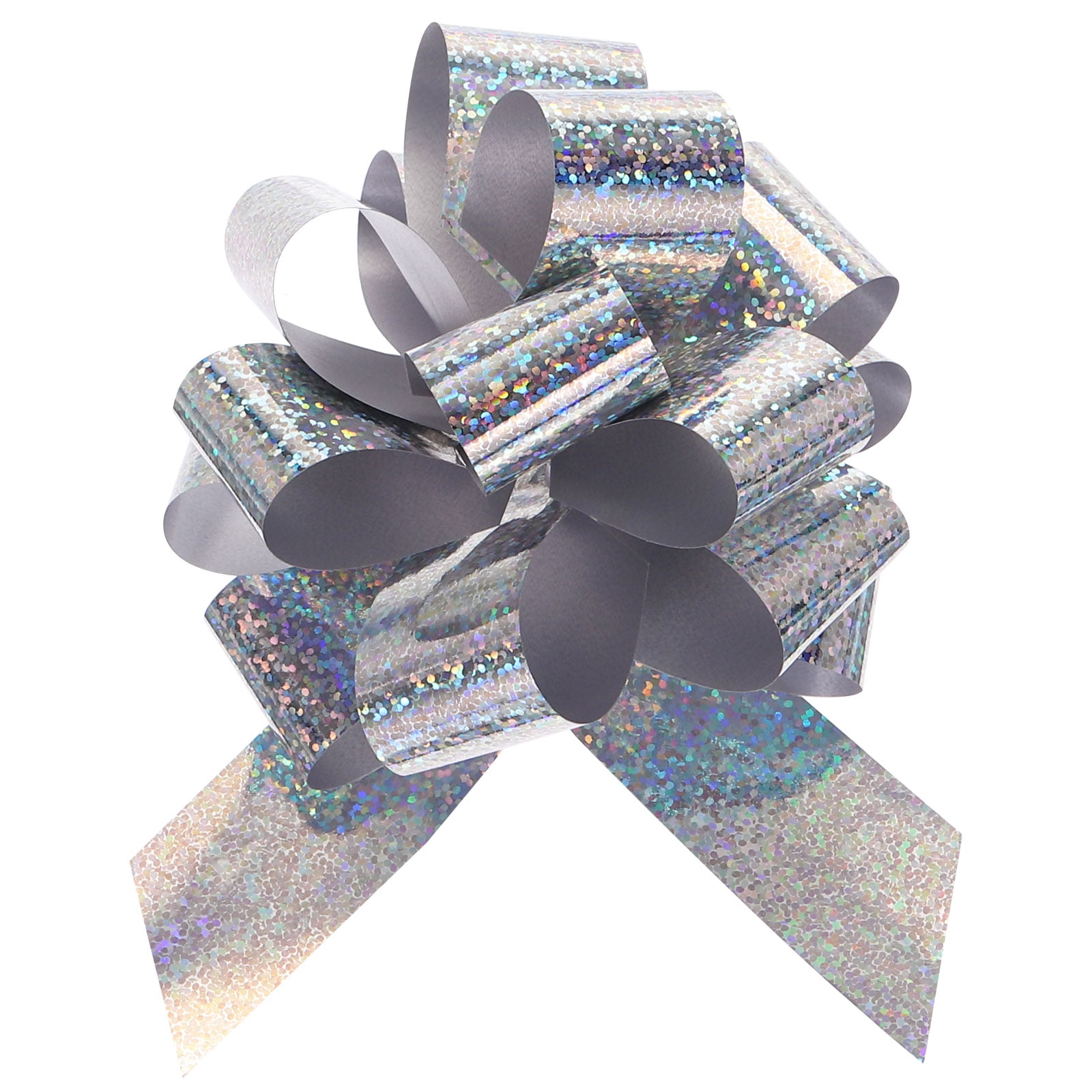 Metallic Large Big Pull Bow Glitter Gift Wrapping Bows Ribbon for ...