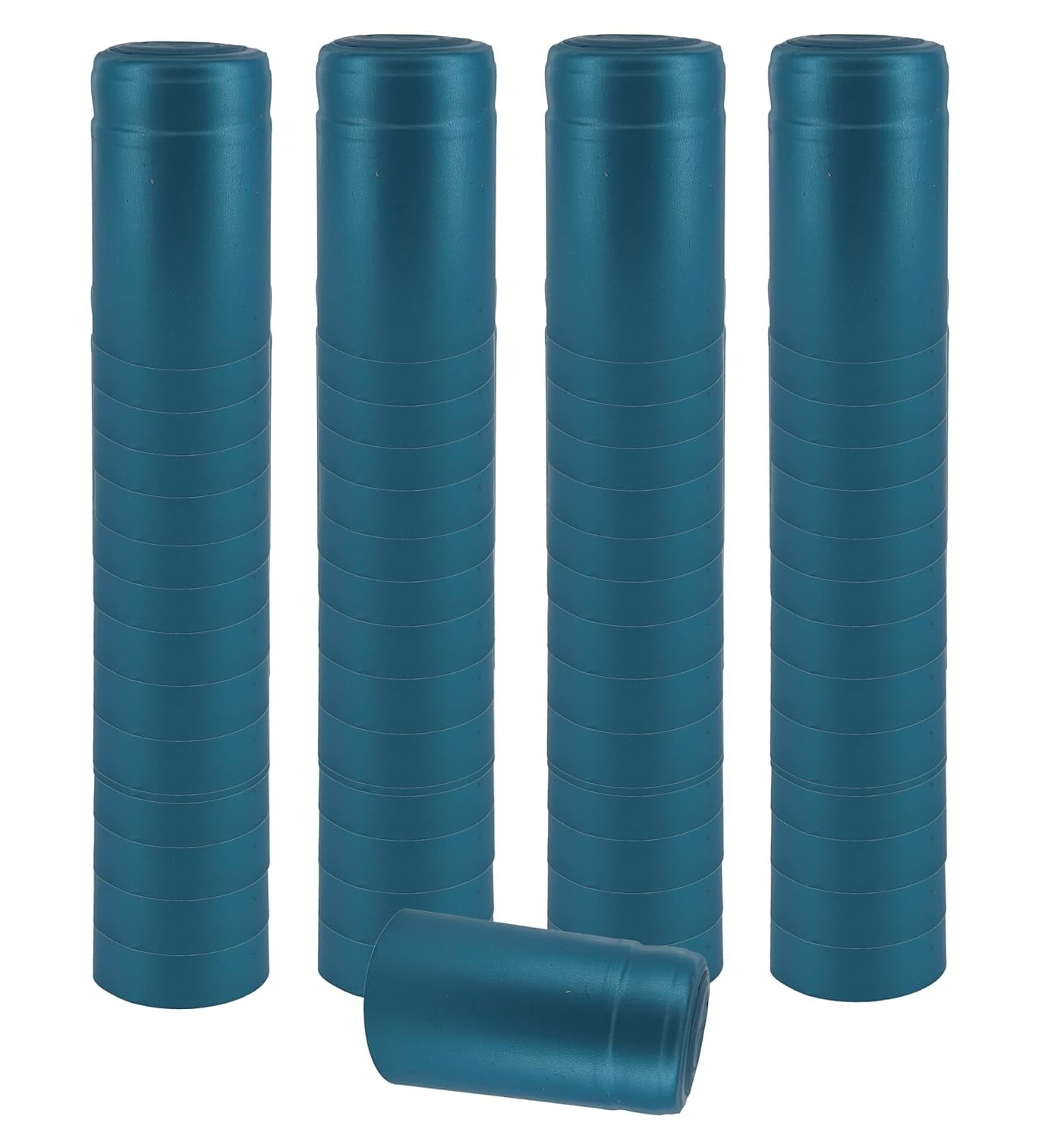 Metallic Light Blue PVC Shrink Capsules-500 Count - Walmart.com